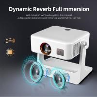 China Ehomm D1 White FHD 1080P Android TV Projector with 350-400 ANSI Lumens and 1+8G System for sale