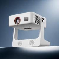 China D1 White FHD Android Smart Projector with 1080P Resolution, 350-400 ANSI Lumens, and Auto Focus System for sale