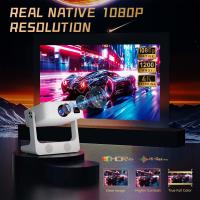 China Ehomm D1 FHD Android Smart Projector 1080P 350-400 ANSI Lumens Auto Focus Flip for sale