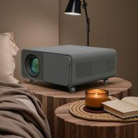 China Ehomm X5 Dark Gray Smart Projector - 700 ANSI Lumens, 1080P Native Resolution with 4K Support, Android 9.0 System for sale