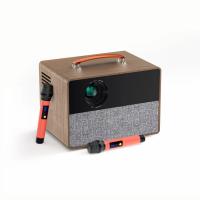 China V1 Karaoke Projector 1080P with 100W Hi-Fi Sound, Dual Wireless Mics and Android 9.0 System for sale