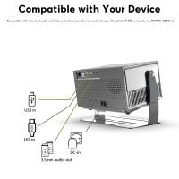 China H1 360° Flip Freestyle Projector 600 ANSI Lumens 1080P Android 12 with 50,000 Hour Lamp Life for sale