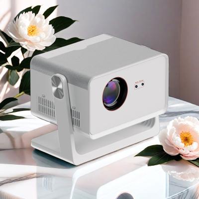 China White Dust Free 1080P Smart Projector with 4K Google TV - 600 ANSI Lumens, 50,000 Hour Lamp Life for sale