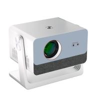 China H5 White Google TV Projector 1080P 600 ANSI Lumens with 50000 Hour Lamp Life for Home Theater for sale