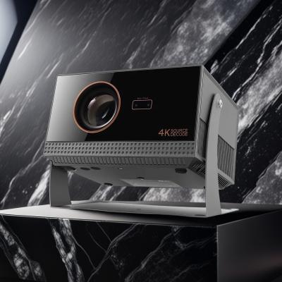 China H1 Dark Gray Google TV Projector - 600 ANSI Lumens Full HD 1080P Native Resolution with 4K Support and Dolby Audio for sale