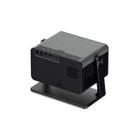 China H3 Dark Gray Android TV Mini Projector 600 ANSI Lumens 1080P Native Resolution with 50,000 Hour Lamp Life for sale