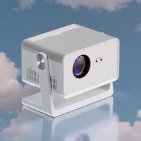 China H3 White Rotating 1080P Android Projector with 600 ANSI Lumens and 50,000+ Hour Lamp Life for sale