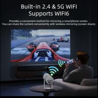 China J1 Dark Gray Freestyle Portable FHD Projector with Android 11.0, 150 ANSI Lumens, 1080P Resolution and 30-150 Inch Projection for sale