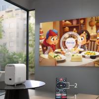 China F8 Mini Full HD Projector 250 ANSI Lumens with Official Netflix Linux System and WiFi 6 Connectivity for sale