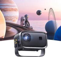 China K6 Mini HD 720P Smart Projector with 360° Rotation, Android 11, 150 ANSI Lumens, and Auto Focus for Home Entertainment for sale