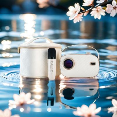 China K9 Android Mini Smart Projector 720P with WiFi 6, 150 ANSI Lumens, and 30-150 Inch Display for sale