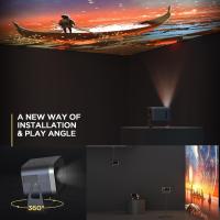 China K1 Green 720P Mini Projector Android 11.0 Smart Flip Projector for sale