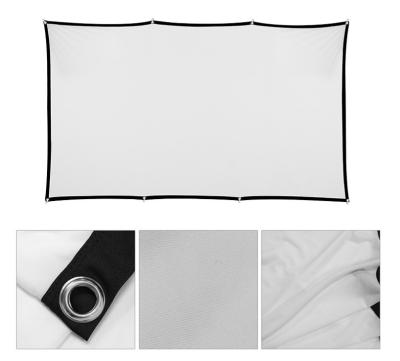 China Simple Elastic Foldable Projector Screen 84-150 Inch Tensioned Pull Down with 120g/m² Surface Weight for sale
