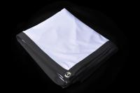 China Simple Elastic Foldable Projector Screen 84-150 Inch Tensioned Pull Down with 120g/m² Surface Weight for sale