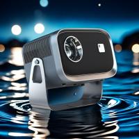 China OEM K6 Mini Portable Projector 150 ANSI Lumens 4K Support Android 11.0 360° Rotating Design for sale