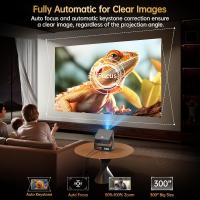 China D2 FHD 1080P Linux Projector with 350-400 ANSI Lumens, Auto Focus and Official Streaming Apps Support for sale