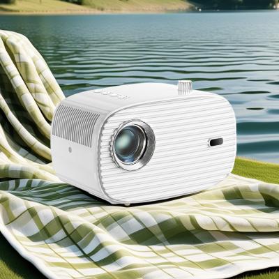China K3 White Mini Portable Projector 720P Android 11.0 150 ANSI Lumens for sale