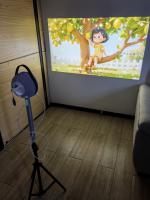 China 2026 NEW J5 Portable Mini Projector with Detachable 15000mAh Battery Stand | Android 14, 720P for sale