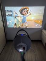 China Ehomm J5 Compact Smart Projector | 720P Android 14 | Optional Portable Battery Stand for sale