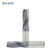 China Solid Carbide Hard Metal Roughing End Mill CNC Milling Cutter For Wood Steel Fresa for sale