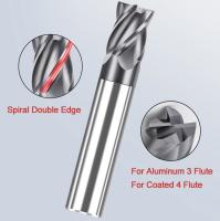 China Carbide Tungsten Steel Milling Cutter 3 Flute Aluminum CNC Machining Milling Tools for sale
