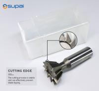 China Carbide Tungsten Steel HSS End Mill Dovetail Groove Machining CNC Cutter for sale
