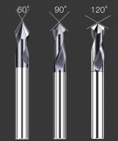 China Tungsten CNC Micro Grain Carbide Spot Drill For Aluminium Machining Lathe Work for sale