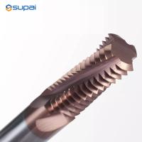 China Thread Mill Tungsten Carbide Single 1 Teeth 3 Teeth Full Tooth ISO UNC UNF Pitch CNC Internal Machining Aluminum Cutter for sale