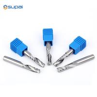 China High Precision Single Flute Spiral End Mill CNC Router Bit For Wood for sale