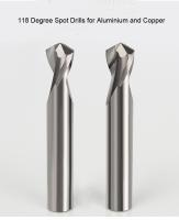 China High Performance Spot Drill Bit Solid Carbide Drilling Tools For CNC Working for sale