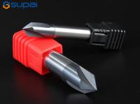 China Chamfering End Mill Deburring Edges V Grove Router 60 90 120 Degree for sale