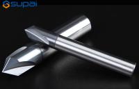 China Chamfering End Mill Deburring Edges V Grove Router 60 90 120 Degree for sale