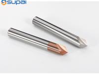 China Solid Carbide Chamfer End Mill Drill Bit Coating For Metal Working Tool for sale