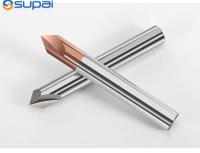 China Solid Carbide Chamfer End Mill Drill Bit Coating For Metal Working Tool for sale