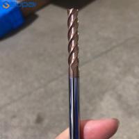 China Hrc55 Carbide End Mill 1-6mm 4 Flutes Metal Key Seat Face Router Bit Milling Cutter Alloy Coating Drill Bits Cnc Maching for sale