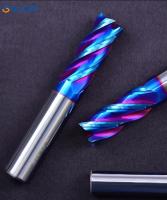 China HRC65 Carbide End Mill CNC Cutting Tools Alloy Carbide Milling EndMills Tungsten Steel Milling Cutter Square Router Bit for sale