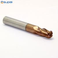 China HRC58 4 Flutes Ball Nose End Mill Metal Carving Milling Cutter Engraving For Copper Steel for sale