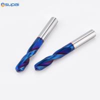 China High Precision 5 XD Tungsten Carbide Drill Bits Inner Coolant With Brazer Coating for sale