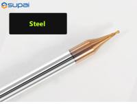 China 2Flute Micro Flat End Mill 0.2-0.9mm Mini CNC Router Bit 4mm Shank Tungsten Carbide Ball End Mill Mini Milling Machine for sale