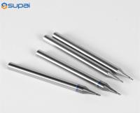 China 2Flute Micro Flat End Mill 0.2-0.9mm Mini CNC Router Bit 4mm Shank Tungsten Carbide Ball End Mill Mini Milling Machine for sale