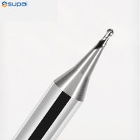 China Micro Ball Nose End Mill 2 Flutes R0.1-0.45mm Tungsten Steel CNC Milling Cutter TiCN Engraving Bit Coated Milling Bit for sale