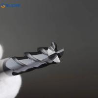 China HRC50/55/60/65 4 Flute Carbide End Mill 3mm - 12mm Diameter For Stainless Steel for sale