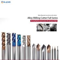 China CNC Carbide End Mills 2 3 4 Flute Tungsten Machine Milling Cutter Tools Metal Key Seat Face Router Bit for sale