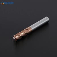 China HRC55 Carbide End Mill 6 8 10 12mm 4Flutes Milling Cutter Alloy Coating Tungsten Steel Cutting Tool CNC Maching for sale