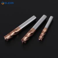 China HRC55 Carbide End Mill 6 8 10 12mm 4Flutes Milling Cutter Alloy Coating Tungsten Steel Cutting Tool CNC Maching for sale