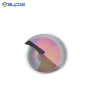 China 3.175 4 6 8mm CNC Single Flute Solid Tungsten Carbide Alloy End Mill, DLC Coating Milling Cutter for Aluminium for sale