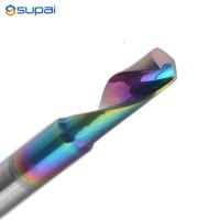 China 3.175 4 6 8mm CNC Single Flute Solid Tungsten Carbide Alloy End Mill, DLC Coating Milling Cutter for Aluminium for sale
