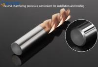 China Durable 4 Flutes Tungsten Carbide End Mill HRC55 1-8mm AlTiN Coating for sale