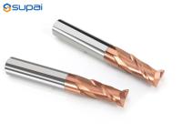 China 2Flute Tungsten Carbide End Mill Wood Router Bits Engraving Drill Bits  Straight Shank Milling Cutter for sale