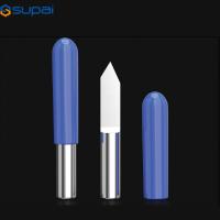 China Flat Bottom Engraver Bits 38-50mm CNC Router Tools V Carbide Carving Cutters Degree 10° 15° 20° 30° 45° 60° 90° for sale